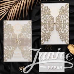 Gorgeous Lace Glitter Paper Laser Cut with 3D Letters Wedding ...
